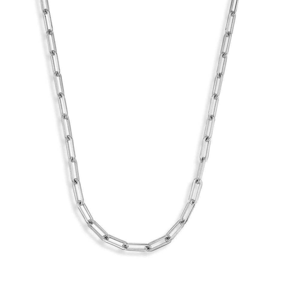 Jonas Studio Men's Sterling Silver Paperclip Chain Necklace | Raines ...